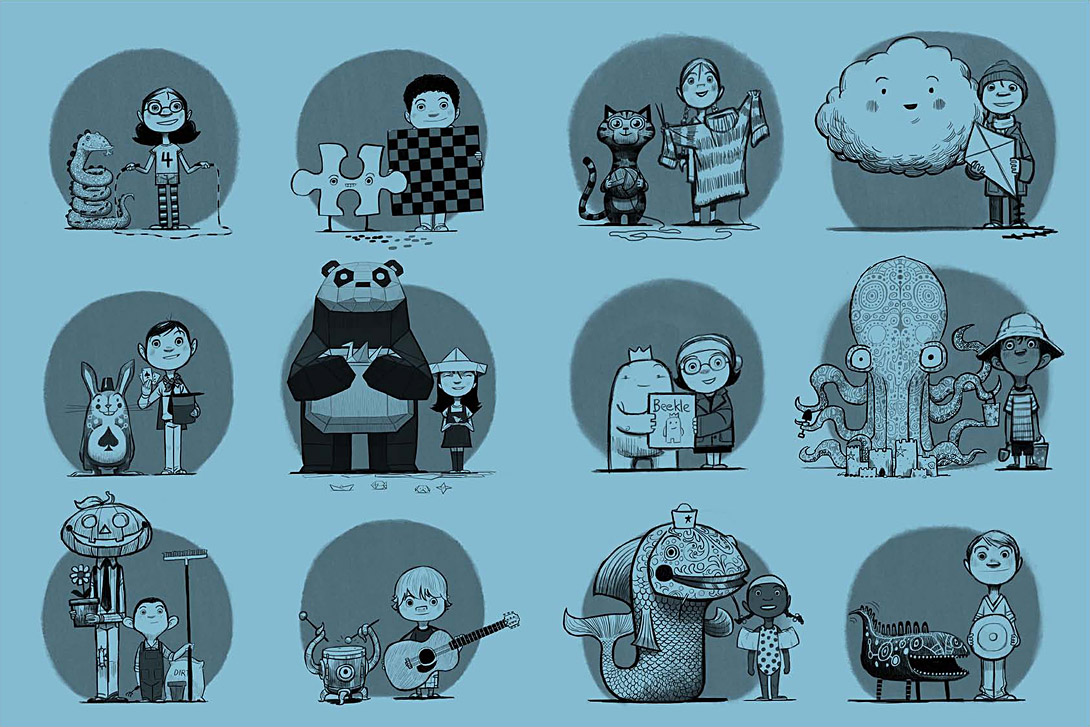 A Pen & Oink interview with Dan Santat: The making of Beekle – Pen and Oink